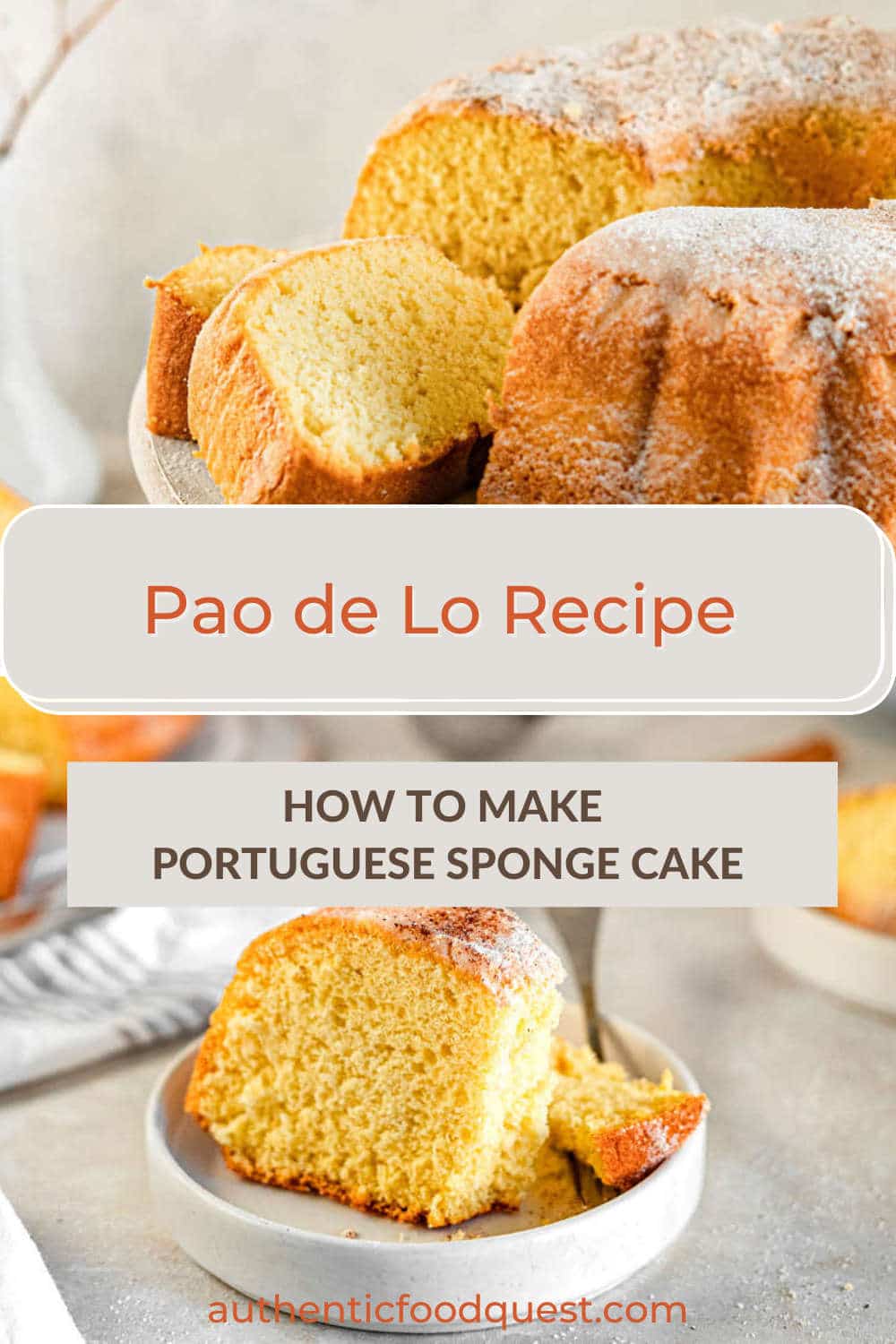 Best Easy Authentic Pao De Lo Recipe – A Moist Portuguese Sponge Cake