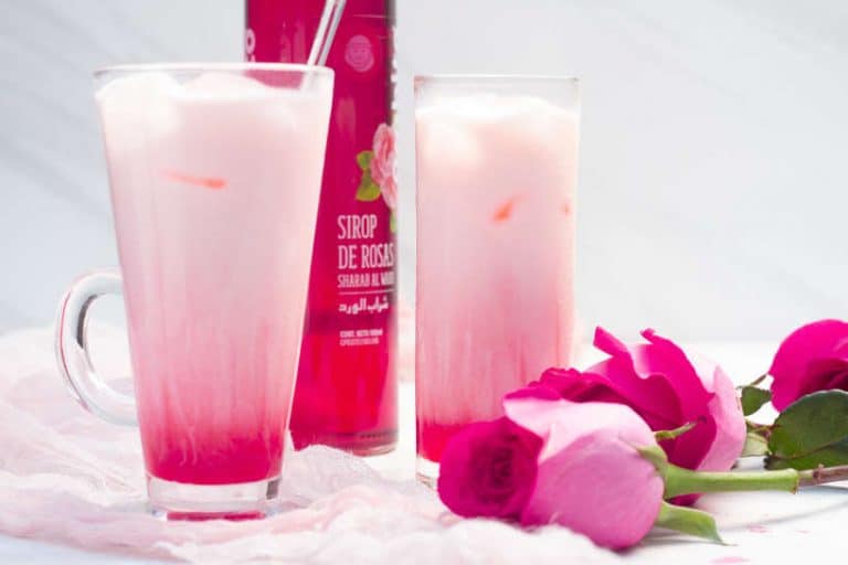 Iced Bandung Recipe: How To Make Singapore Rose Milk Syrup Drink