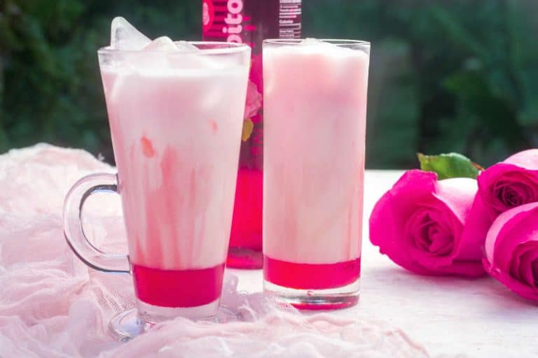 Iced Bandung Recipe: How To Make Singapore Rose Milk Syrup Drink