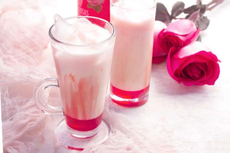 Iced Bandung Recipe: How To Make Singapore Rose Milk Syrup Drink