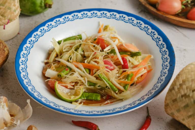 Lao Papaya Salad Recipe: How To Make The Famous Laotian Salad