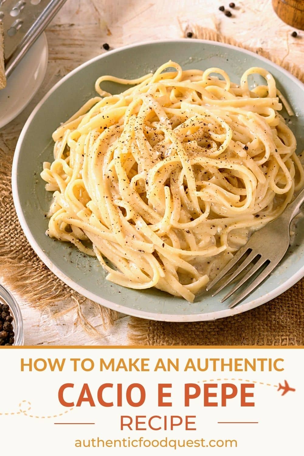 Authentic Cacio E Pepe Recipe (3 Ingredient, Foolproof)