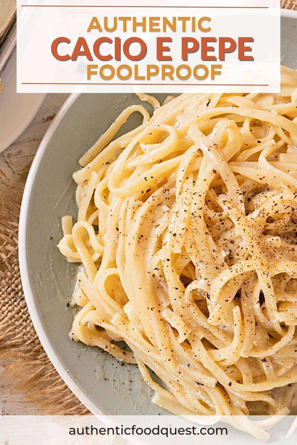 Authentic Cacio E Pepe Recipe (3 Ingredient, Foolproof)