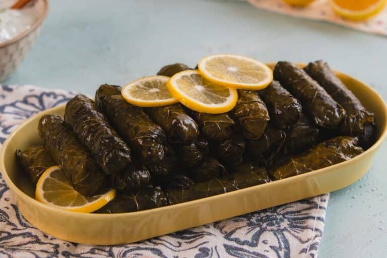 Delicious Dolmadakia Recipe: Homemade Greek Stuffed Grape Leaves