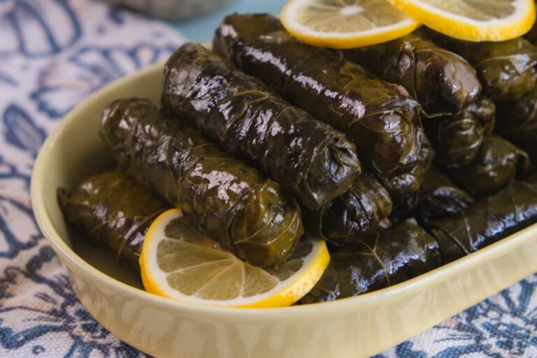 Delicious Dolmadakia Recipe: Homemade Greek Stuffed Grape Leaves