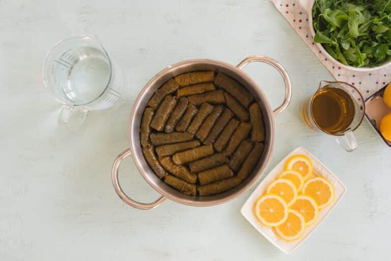 Delicious Dolmadakia Recipe: Homemade Greek Stuffed Grape Leaves