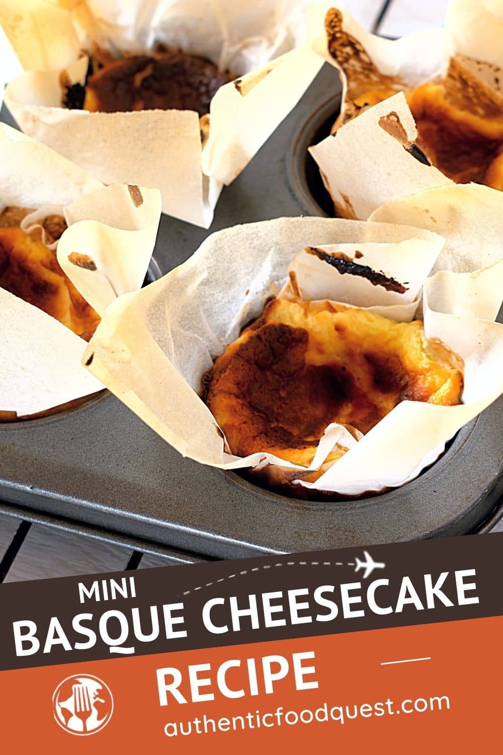 Effortless Mini Basque Cheesecake Recipe