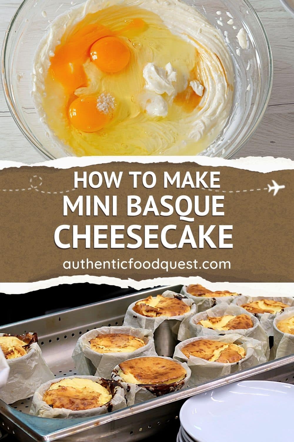 Effortless Mini Basque Cheesecake Recipe