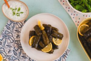 Delicious Dolmadakia Recipe: Homemade Greek Stuffed Grape Leaves